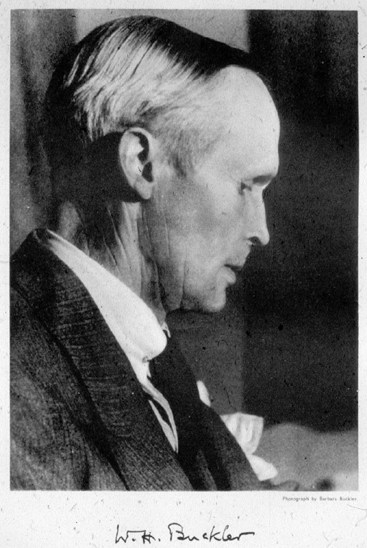 William Hepburn Buckler FBA 1867-1952 | Centre for the Study of Ancient ...